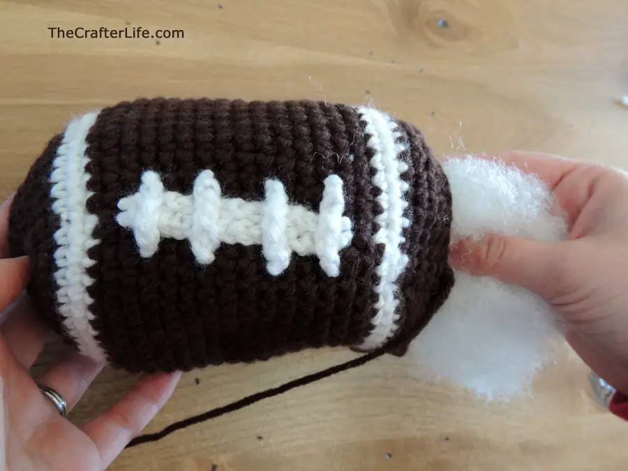 Crochet Plush Football with Pattern – The Crafter Life