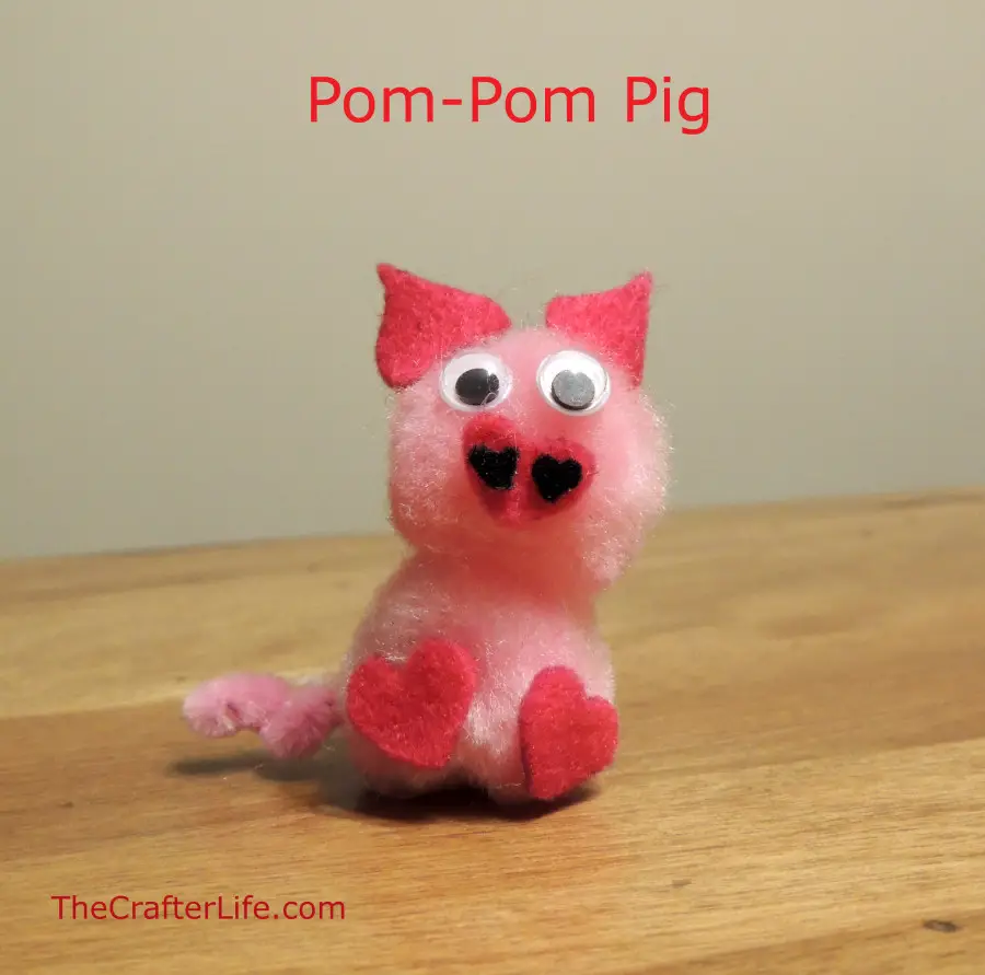 Valentine’s Day Pom-Pom Critters – The Crafter Life