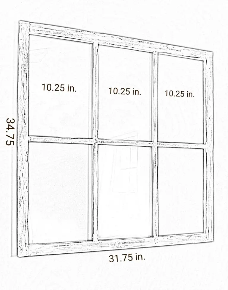 DIY Decorative Rustic Window – The Crafter Life