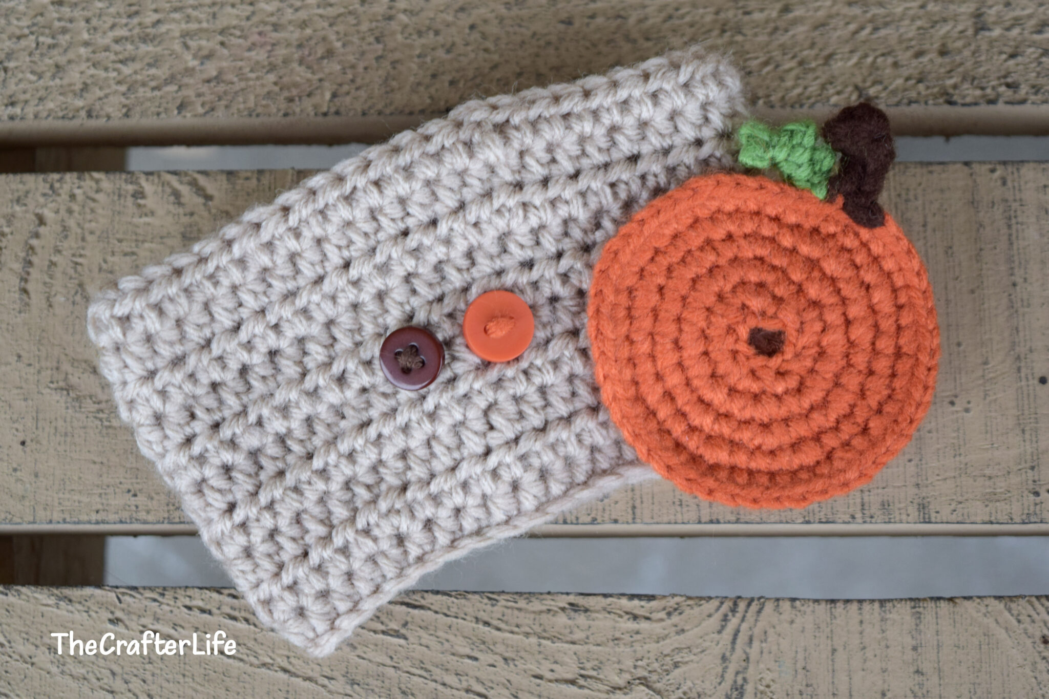 Fall Pumpkin Button-On Appliqué – The Crafter Life