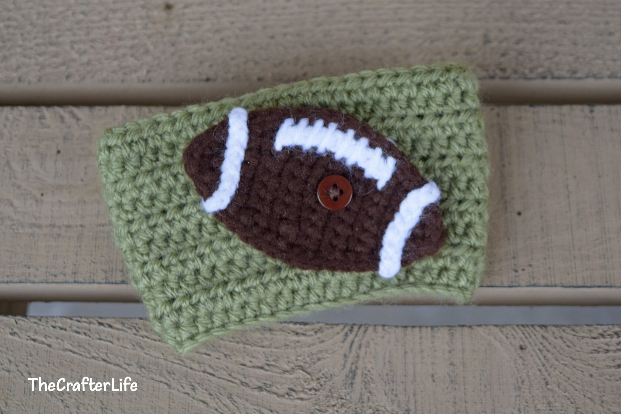 Football Button-On Appliqué – The Crafter Life