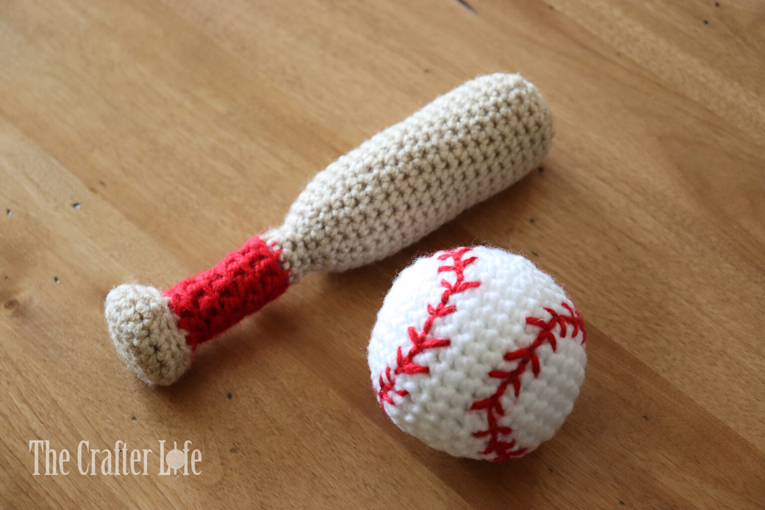 Crochet Baseball Bat – The Crafter Life